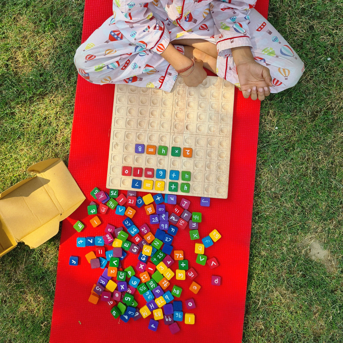 Anantpatal 100 Board - Montessori Math Manipulative for Kids – Chitrani